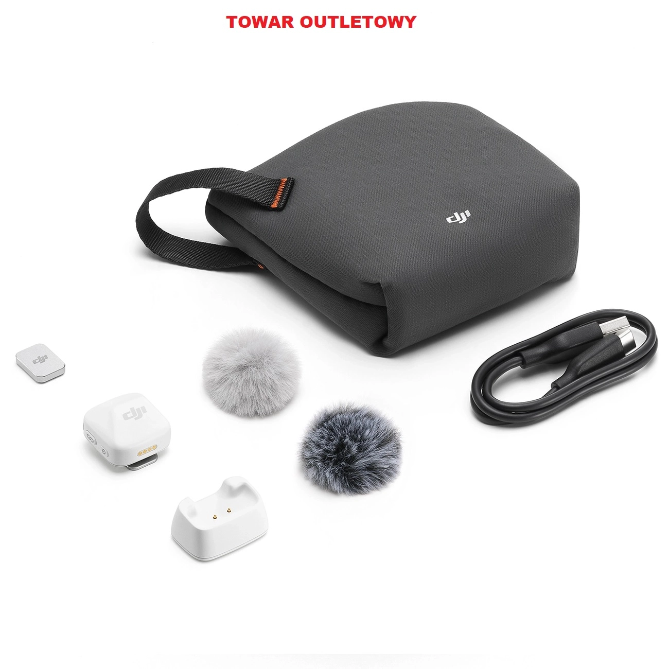 Nadajnik DJI Mic Mini (Arctic White) - OUTLET - MegaDron.pl