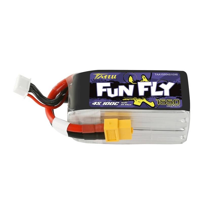 Battery Tattu Funfly 1550mAh 14.8V 100C 4S1P - MegaDron