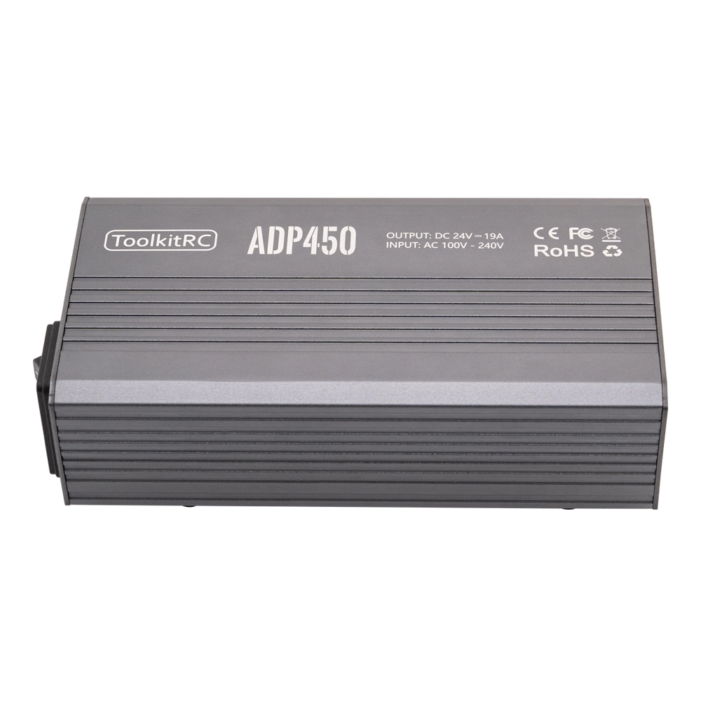 ToolkitRC ADP450 Power Supply 450W 24V 19A DC with XT60 Connector ...